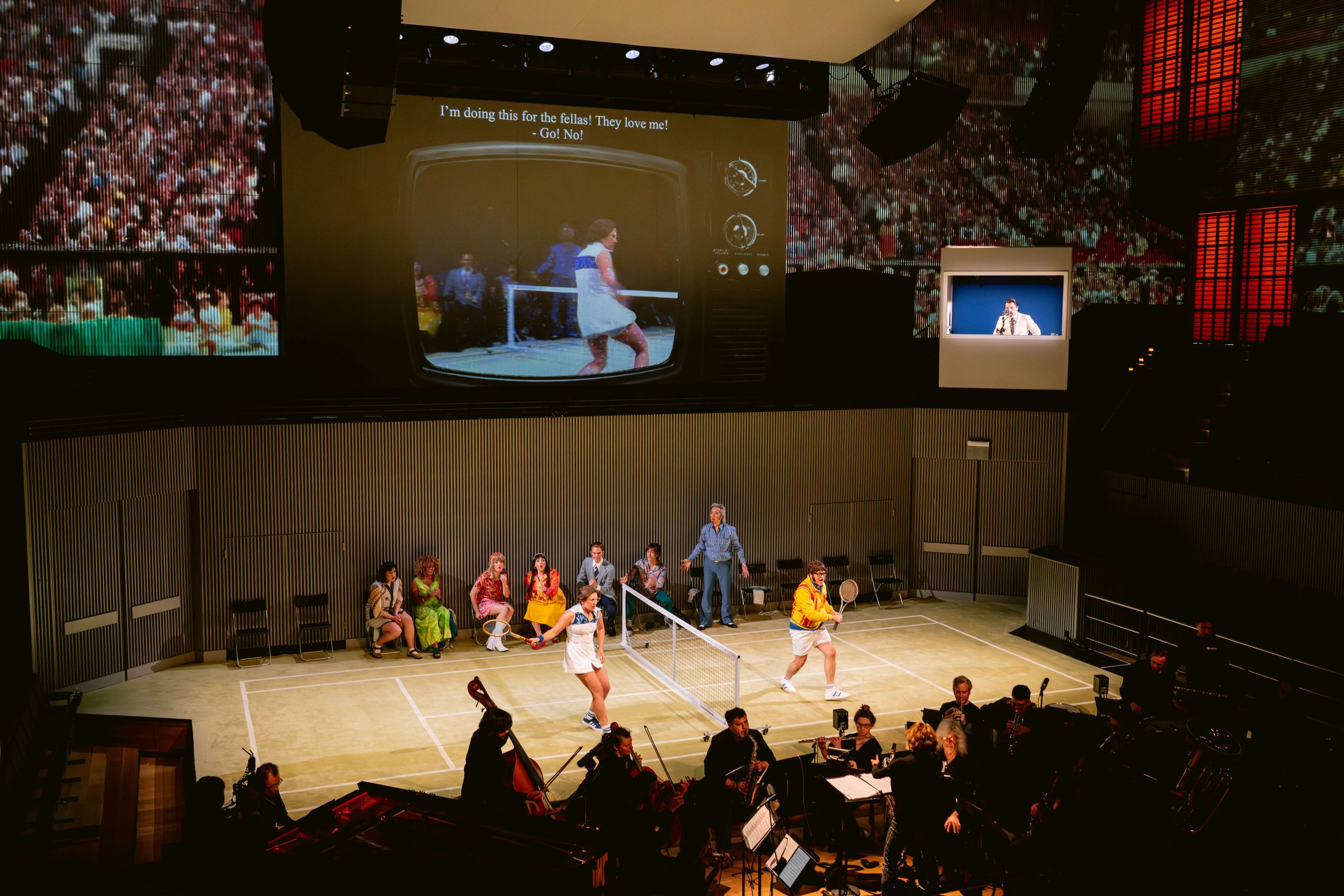 Review: Fun one-acts about tennis, finches comprise Opera Parallèle’s ...